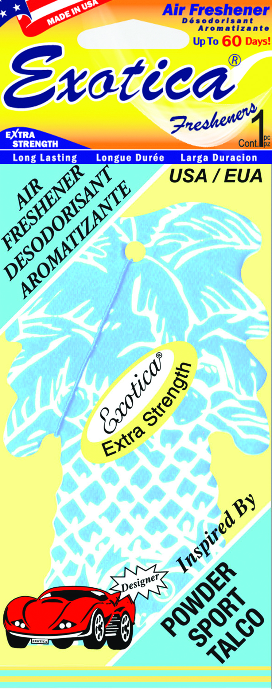 N. Powder Sport Palm Tree - Exotica Air Fresheners Retail